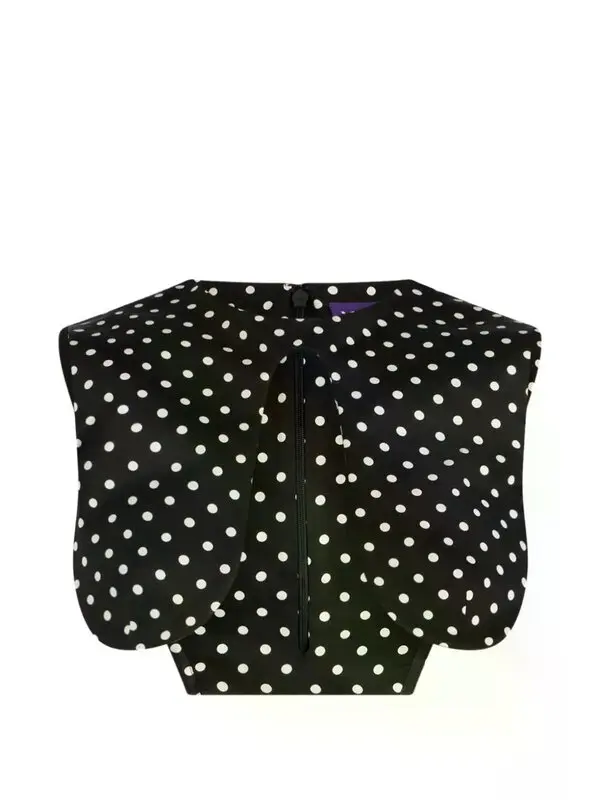 JEAN PAUL GAULTIER Polka Dot Asymmetrical Top