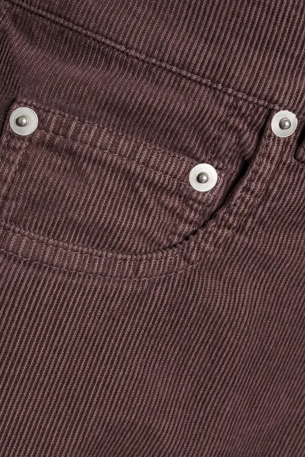 Rick Owens Bolan Cotton-corduroy Flared Pants