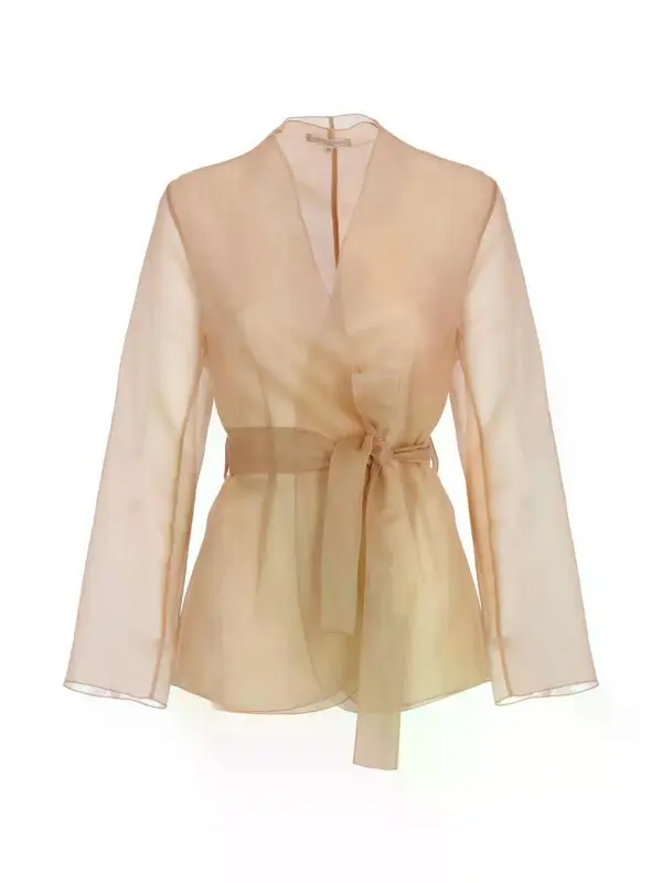 Antonelli Firenze Elia Sheer-finish Jacket - Neutrals