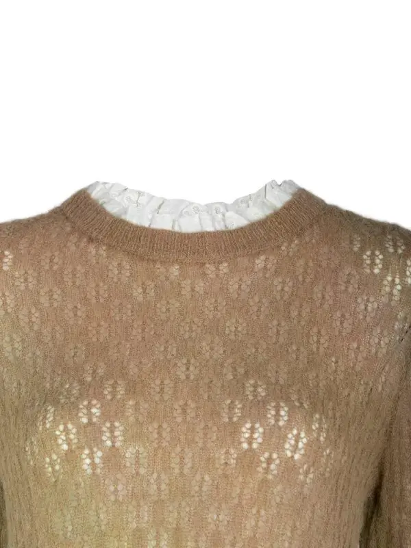 Sea Contrast-back Sweater