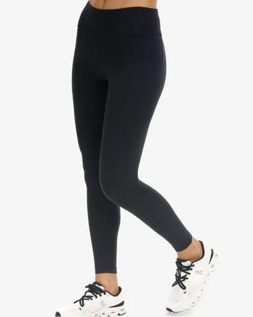 BLOQUV Compression Long Leggings - Black