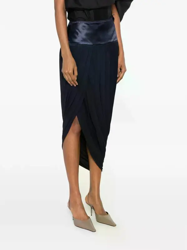 FERRAGAMO Draped Asymmetric Skirt