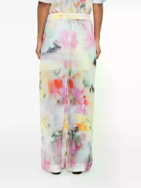 Aje Floral Print Trousers