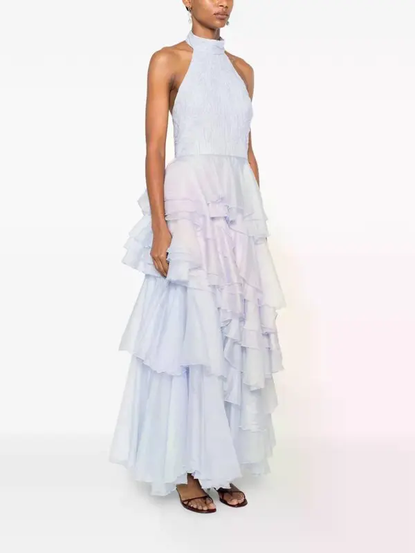 Aje Fayette Ruffled Gown