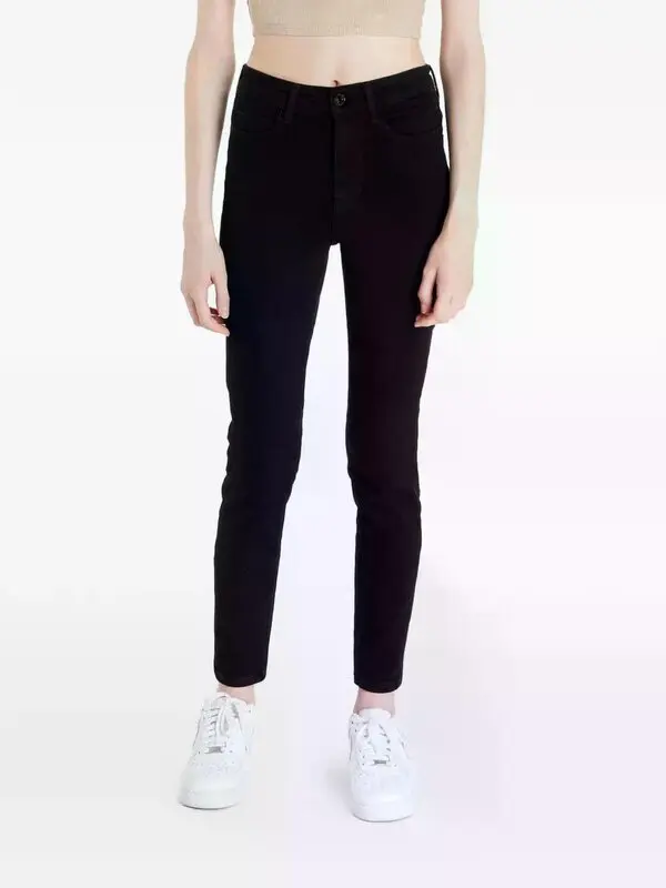 Guess Reborn Logo-plaque Jeans