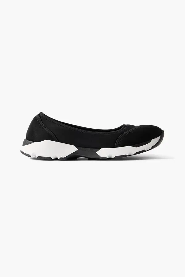 Staud Gino Paneled Neoprene Ballet Flats