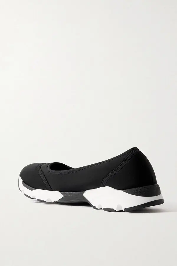 Staud Gino Paneled Neoprene Ballet Flats