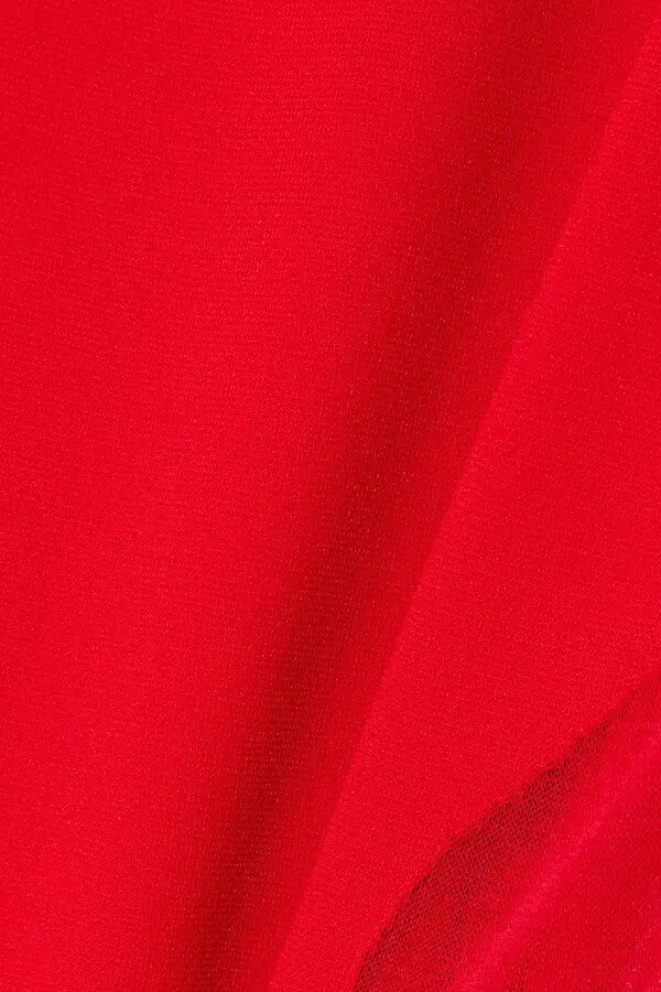 Stella McCartney Paneled Knitted Midi Dress