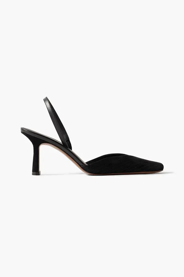 NEOUS Dilmun Suede Slingback Pumps