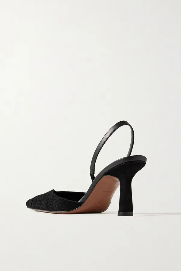 NEOUS Dilmun Suede Slingback Pumps
