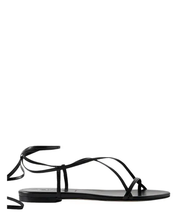 AeydĒ Penny Leather Tie Fastening Sandals