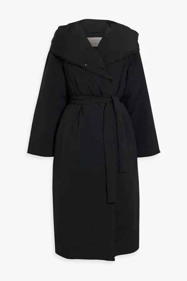Loulou De Saison Doris Shell Hooded Down Coat - Black