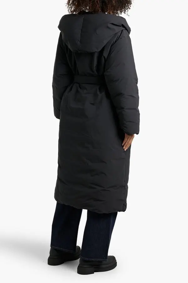 Loulou De Saison Doris Shell Hooded Down Coat - Black