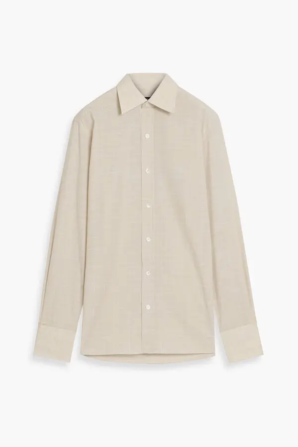 TOM FORD Checked Cotton Shirt