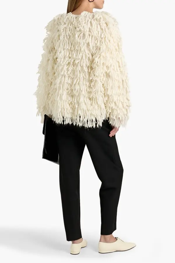 Loulou De Saison Gabin Fringed Wool-blend Sweater