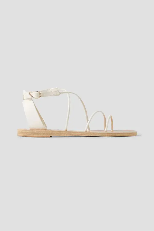 ANCIENT GREEK SANDALS Meloivia Leather Sandals - Ivory