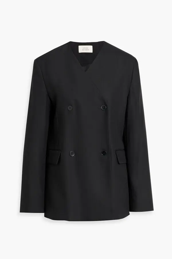 Loulou De Saison Double-breasted Twill Blazer