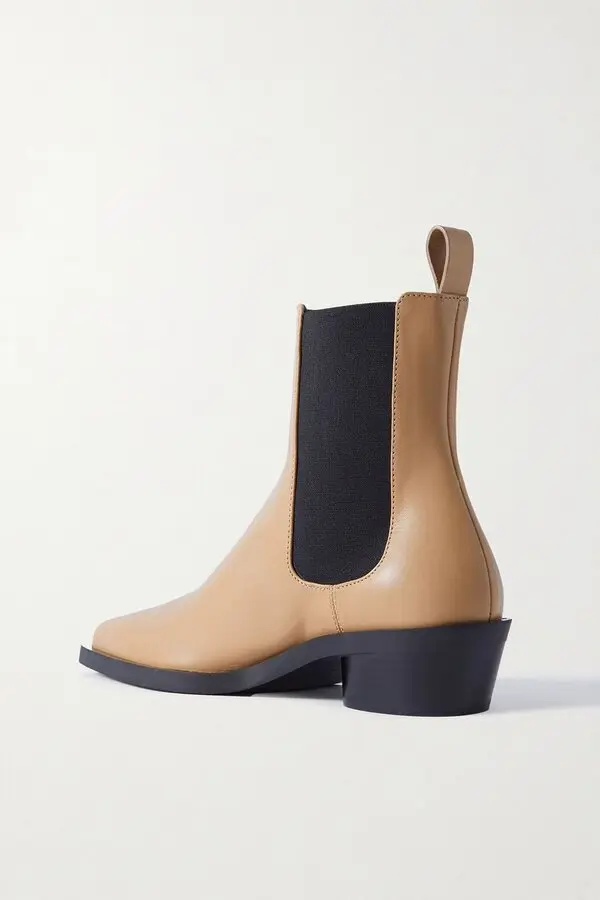 Proenza Schouler Bronco Leather Chelsea Boots