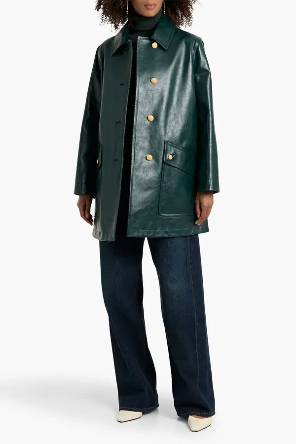 Bally Leather Coat