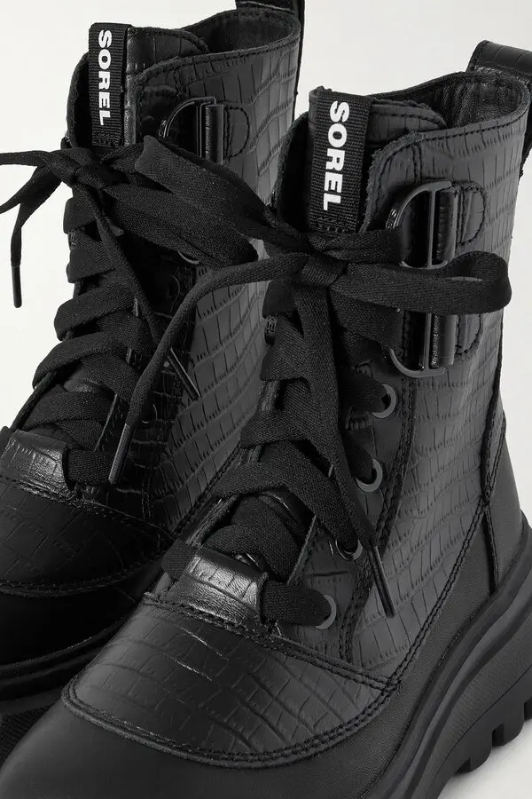 Sorel Caribou Leather Ankle Boots