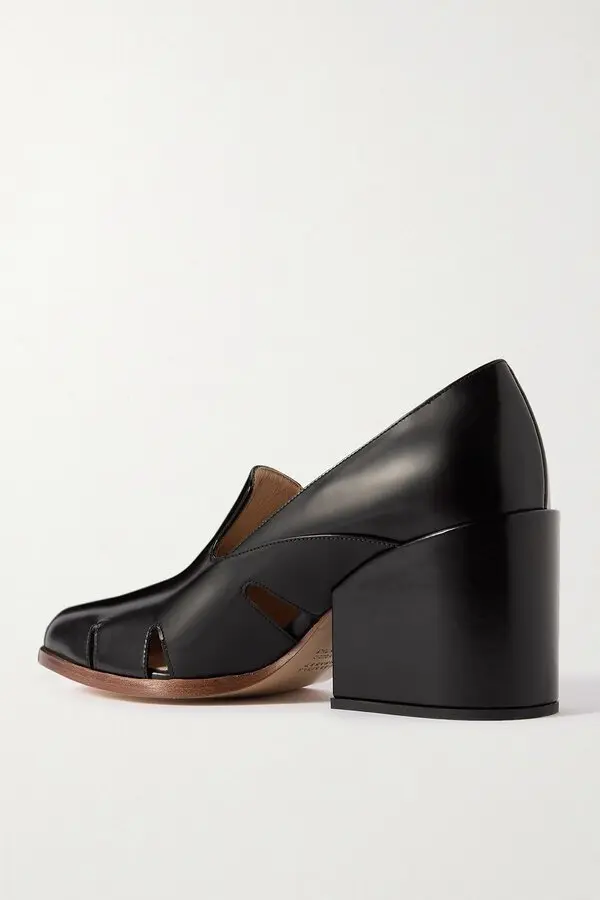 Gabriela Hearst Eliza Cutout Leather Pumps