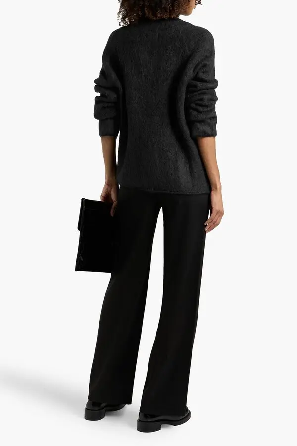 Loulou De Saison Lynn Alpaca-blend Cardigan - Black