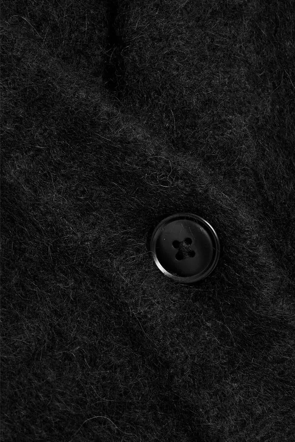 Loulou De Saison Lynn Alpaca-blend Cardigan - Black