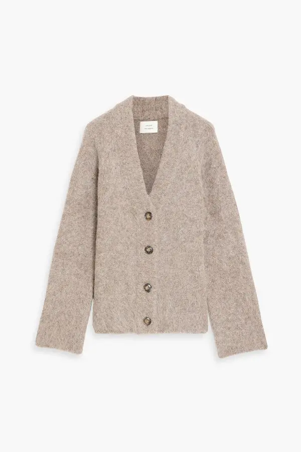 Loulou De Saison Lynn Alpacablend Cardigan - Taupe