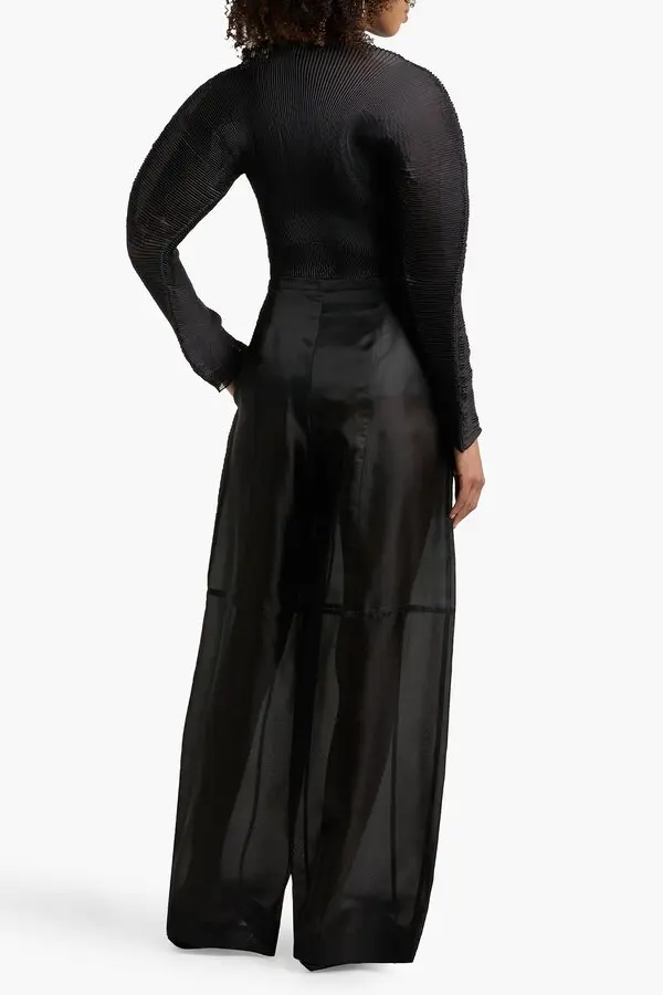 RÓHE Silk Organza Wide-leg Trousers