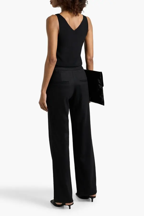 Loulou De Saison Harlem Wool-blend Straight-leg Pants