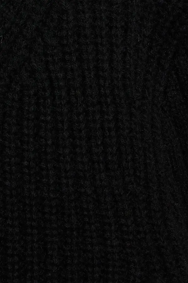 Loulou De Saison Alfie Ribbed Cashmere Sweater - Black