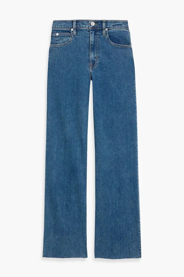 SLVRLAKE Grace High Rise Wide Leg Jeans In Love Letter Wash