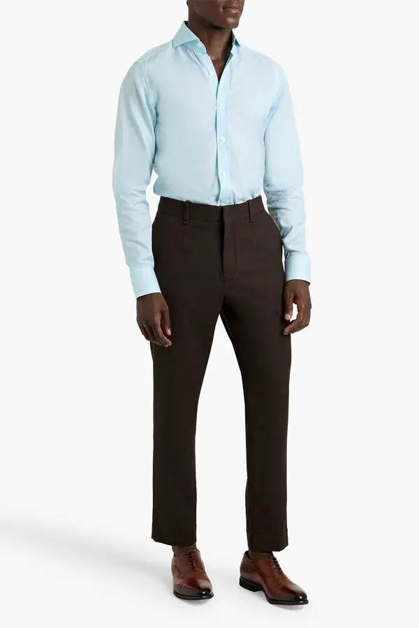 TOM FORD Pinstriped Cotton Shirt