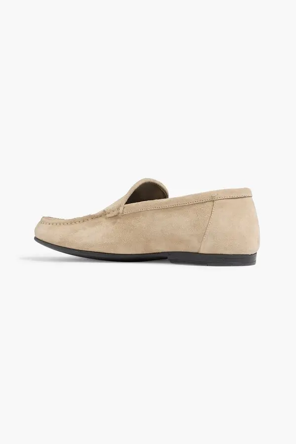 Bally Craxon Suede Loafers - Beige