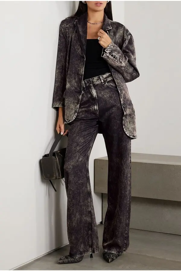 Acne Studios Distressed Twill Blazer