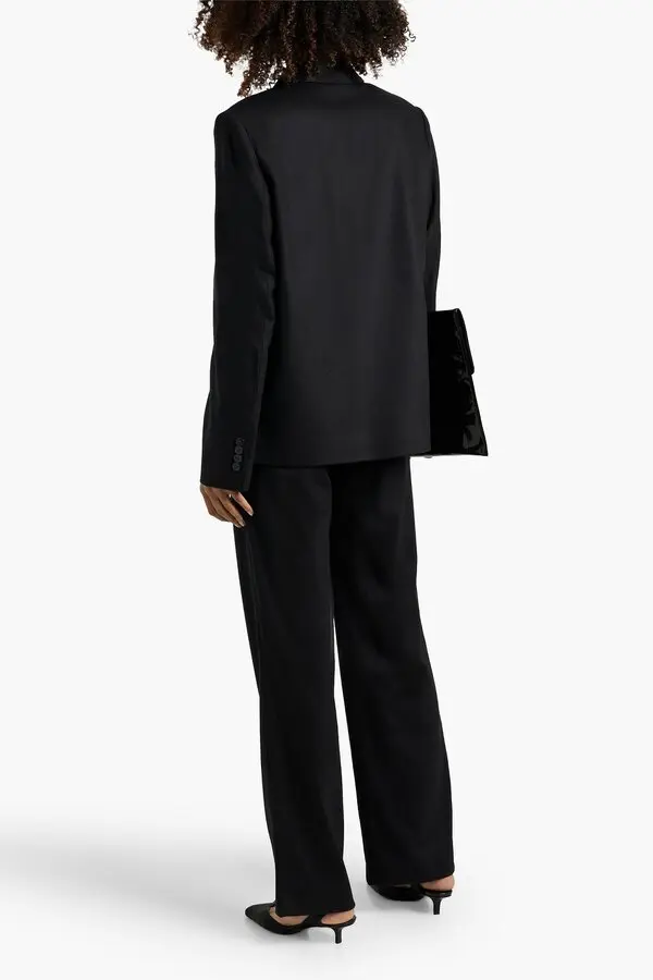 Loulou De Saison Gina Double-breasted Wool-blend Blazer