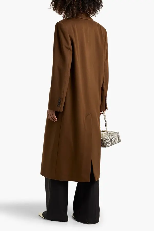 Loulou De Saison Rosco Double-breasted Wool And Cashmere-blend Felt Coat