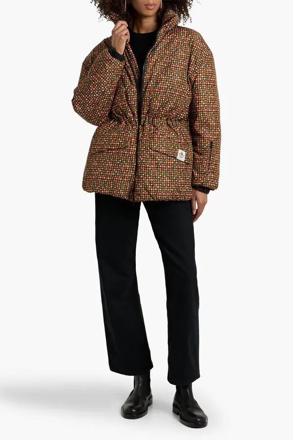 Bally Floral Print Shell Peplum Jacket