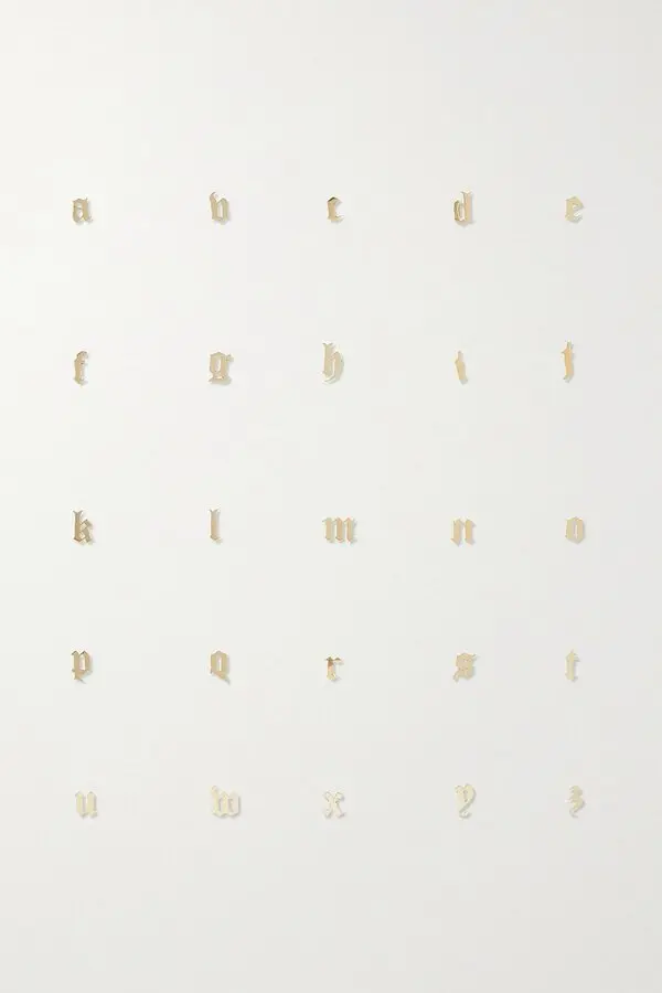 THE M JEWELERS 10 Karat Single Letter Choker