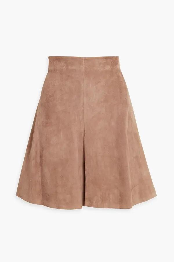 Brunello Cucinelli Suede Mini Skirt