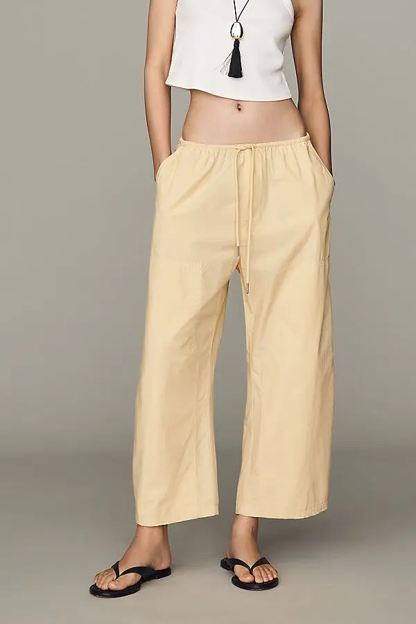 PISTOLA Theo Drawstring Poplin Pants
