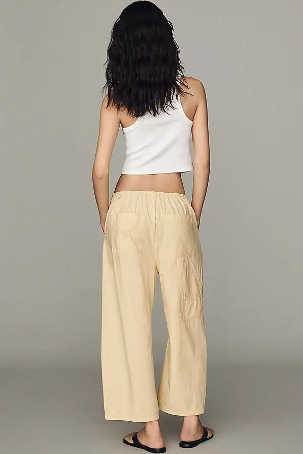 PISTOLA Theo Drawstring Poplin Pants