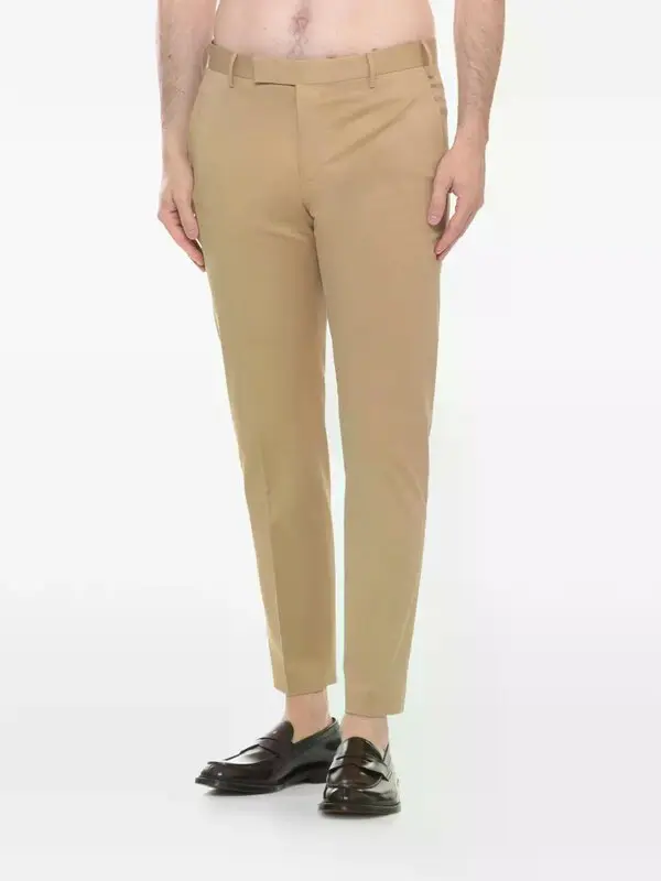 PT TORINO Tailored Trousers With Pressed Crease - Neutrals