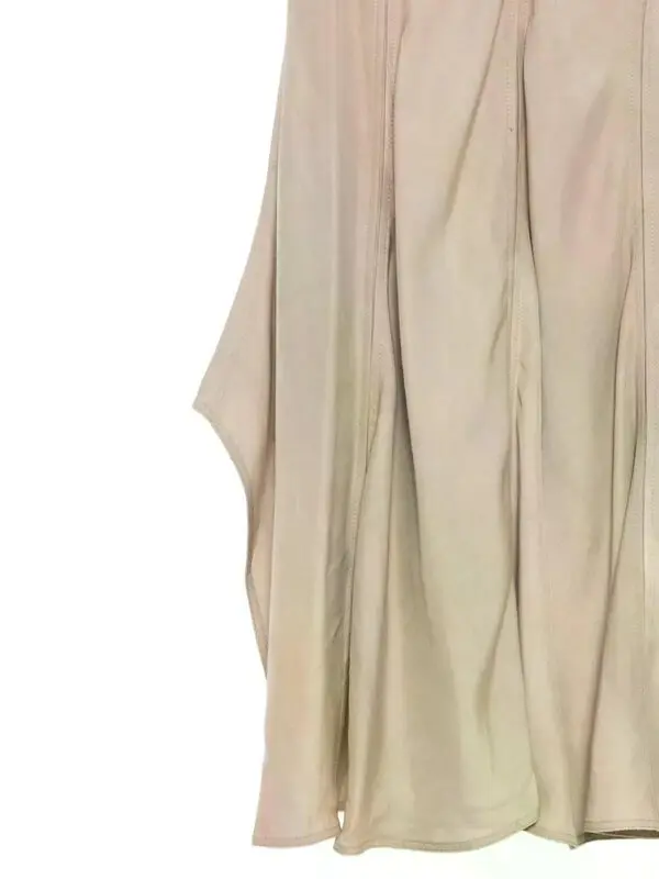 YEHUAFAN Draped Panelled Skirt