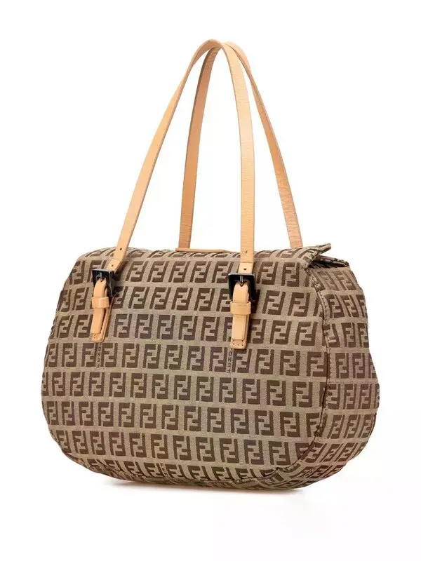 Fendi Zucchino Canvas Handbag
