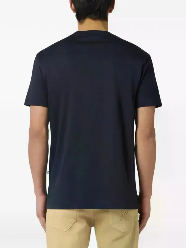 BILLIONAIRE Logo-patch T-shirt - Blue