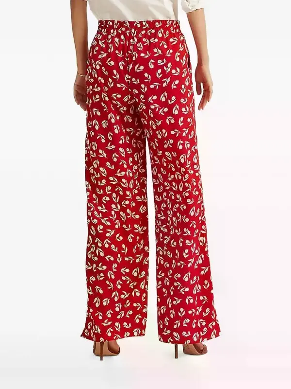 Ralph Lauren Floral Print Wide Leg Trousers