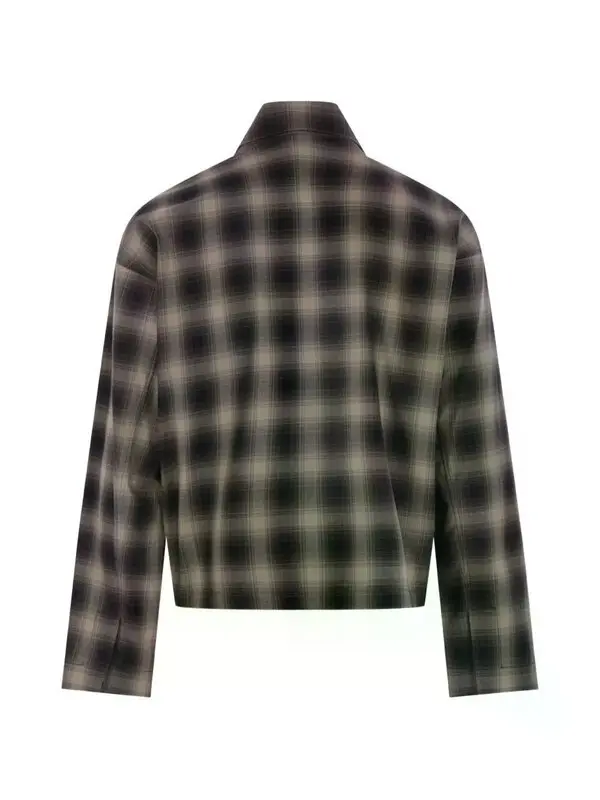 META CAMPANIA COLLECTIVE Tino Check-pattern Zip-up Jacket