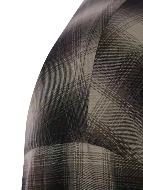 META CAMPANIA COLLECTIVE Tino Check-pattern Zip-up Jacket