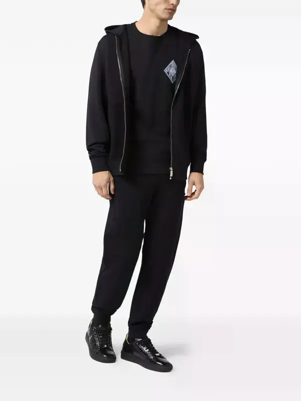 BILLIONAIRE Baroque Logo-embroidered Track Pants